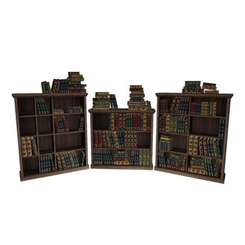 Second Life Marketplace - [Tia] Crossroads Library - Shelves & Books ...